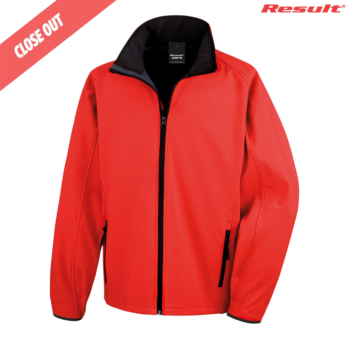 R231M Result Adult Printable Softshell Jacket- Clearance